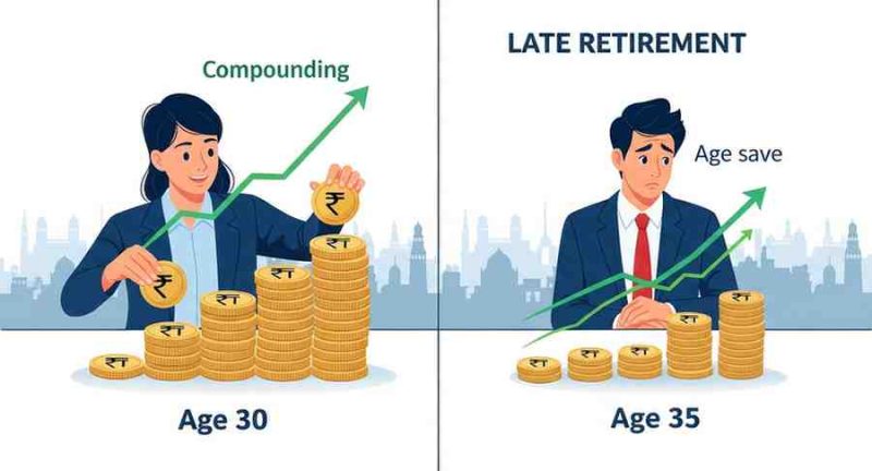 The High Cost of Waiting: How Delaying Your Retirement Plan by 5 Years ...